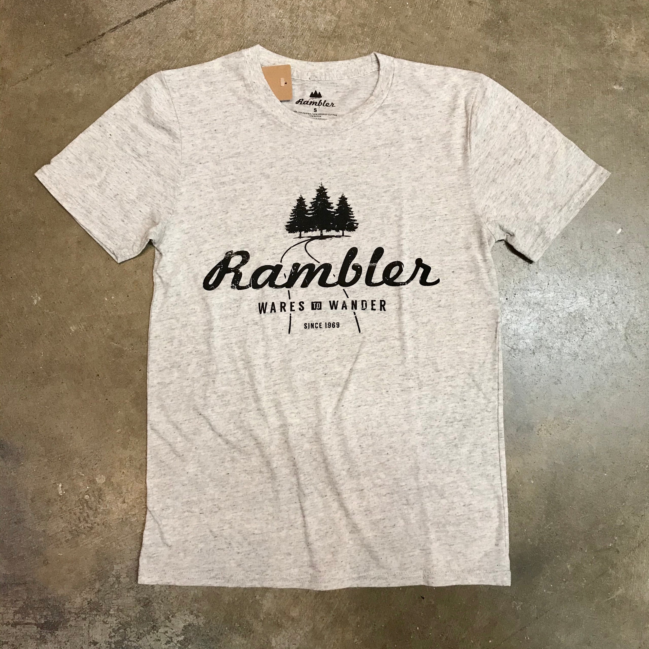Rambler Logo Tee - Ash | Rambler