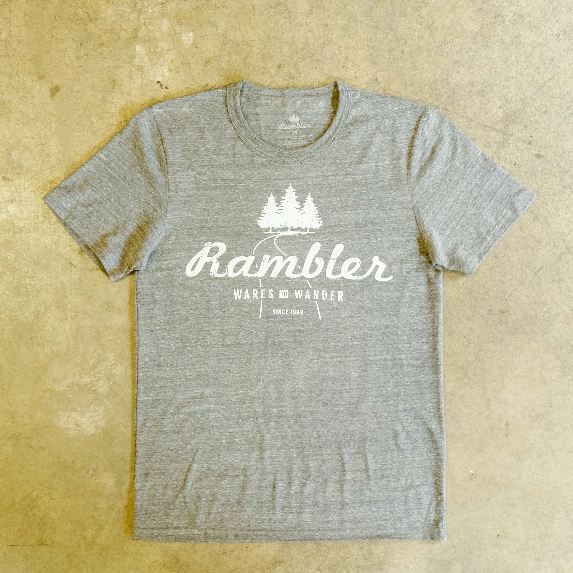 Rambler Logo Tee - Grey | Rambler
