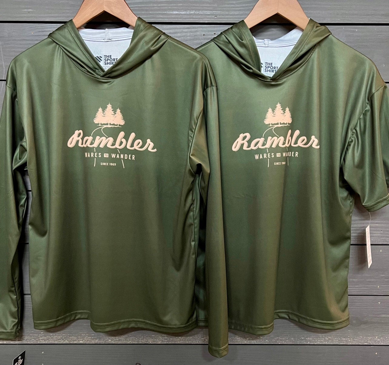 Rambler Logo S/S Hooded Sport Shirt | Rambler